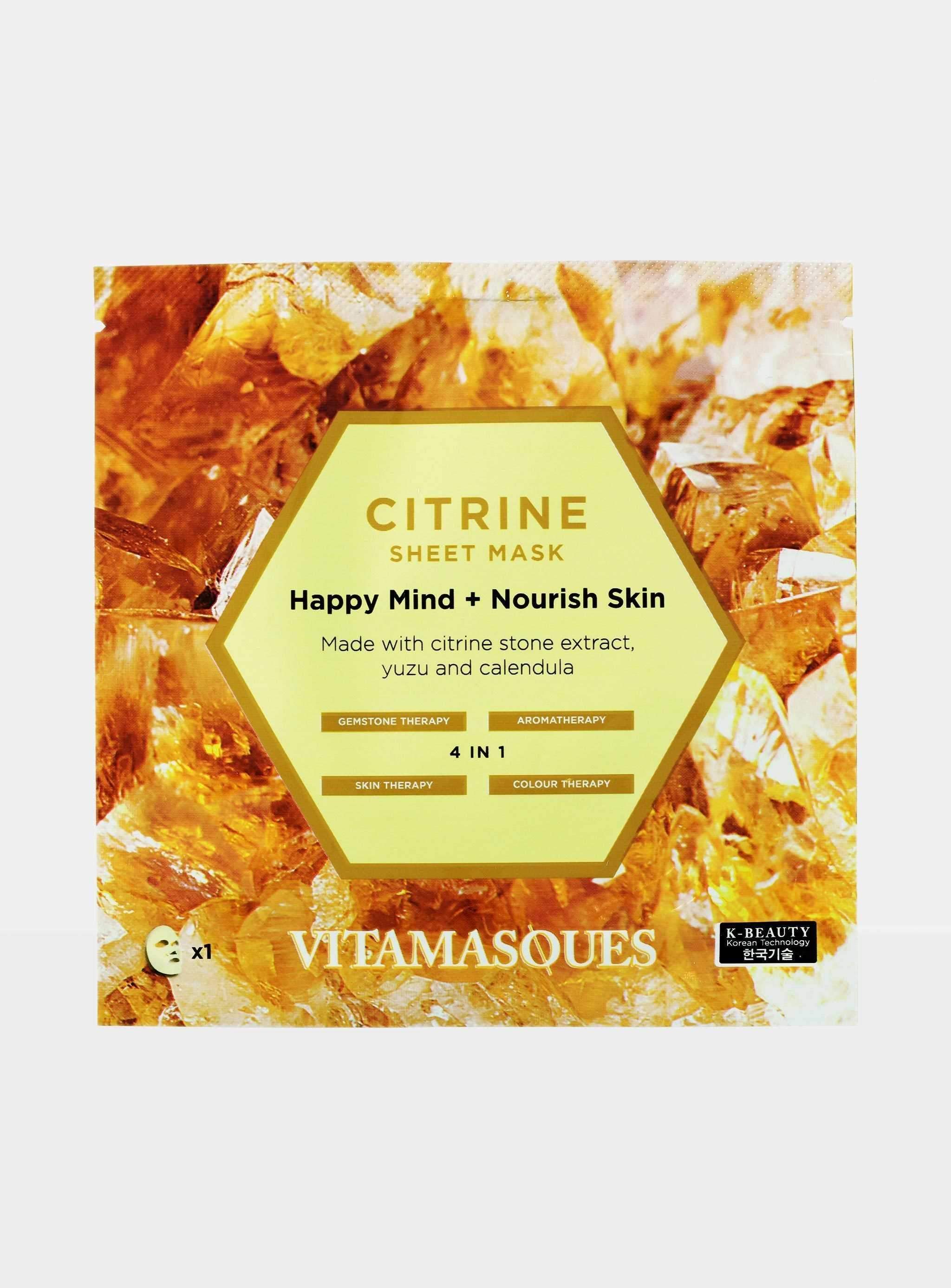 Vitamasques Face Sheet Mask - Citrine – The Wellness Hub